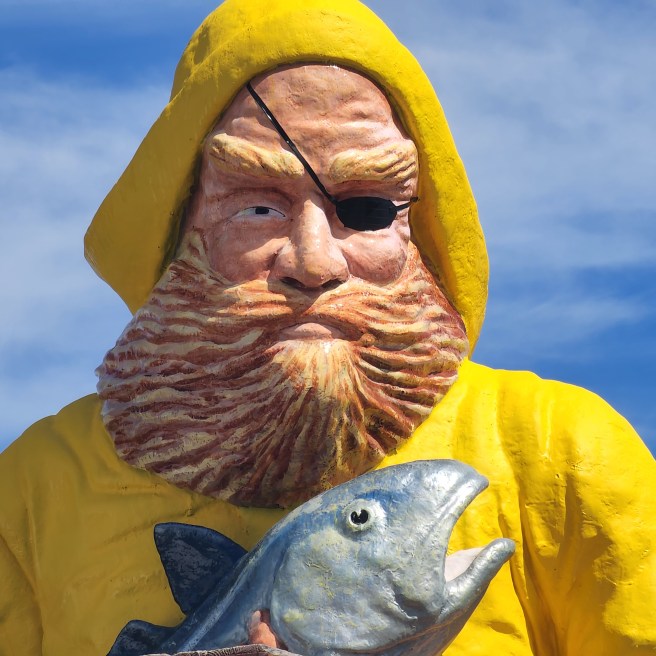 Our fisherman gets an upgrade – Jnana's Red Barn
