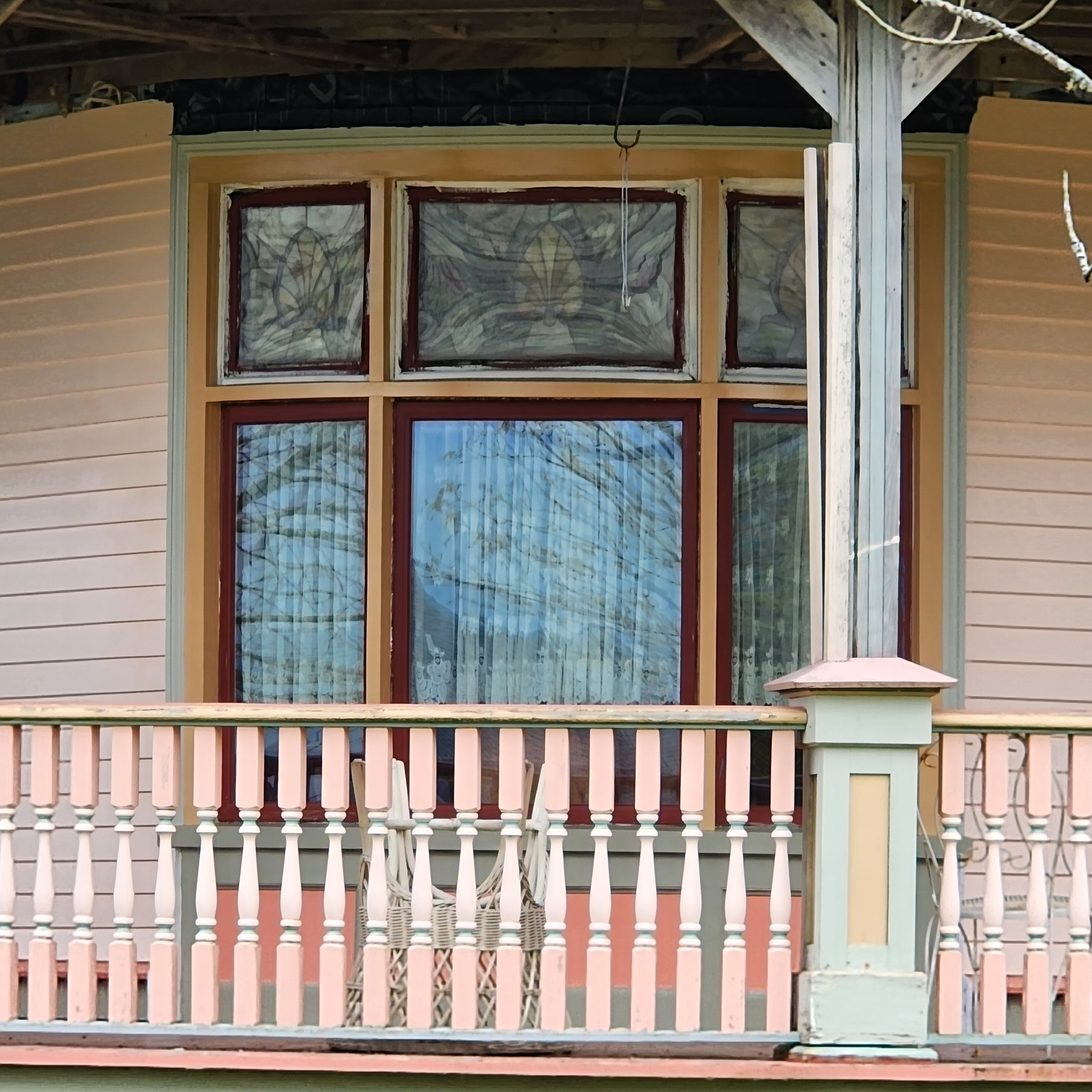 A classic porch sweep – Jnana's Red Barn